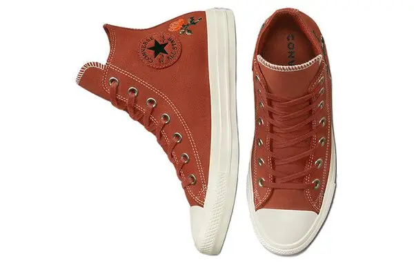 CONVERSE Chuck Taylor All Star High Top Sneakers With Embroidered Floral Detail