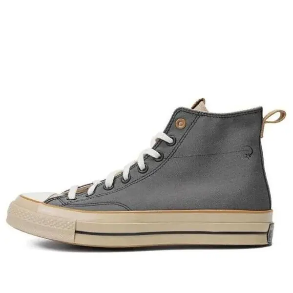 CONVERSE Chuck Taylor 70s High Top Lace Up Sneakers - Grey/beige