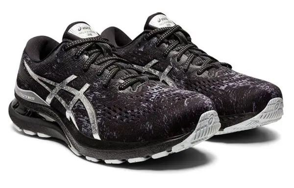 Asics Gel-kayano 28 Platinum Low Top Sneakers - Black/silver