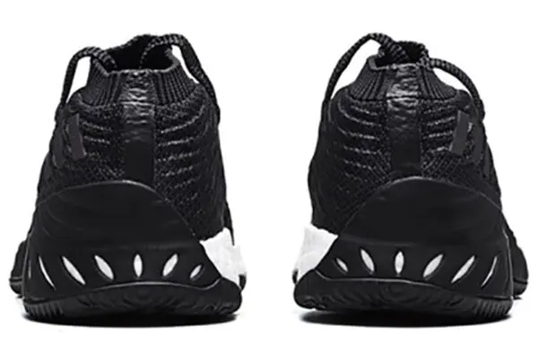 Adidas Crazy Explosive 2017 Primeknit Low Top Sneakers - Black