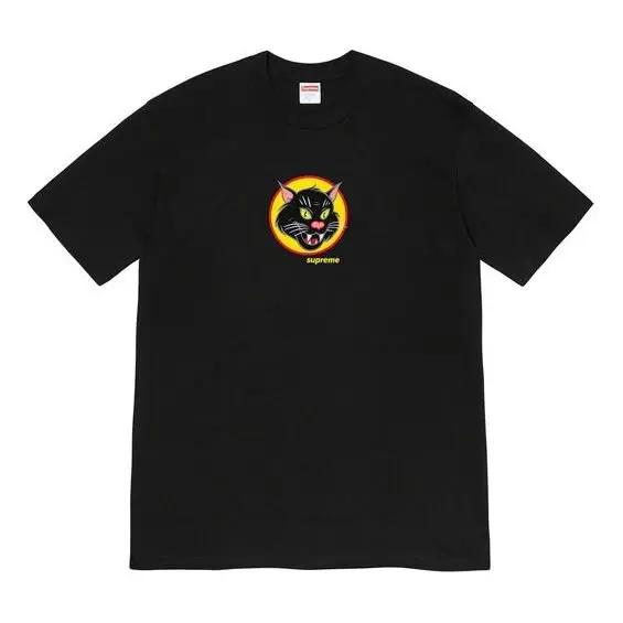 Supreme Ss20 Cat Short Sleeve Tee - Black