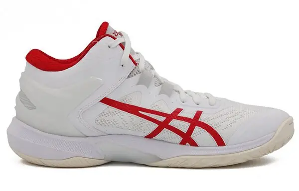 Asics Gelburst 25 High Top Sneakers - White/red