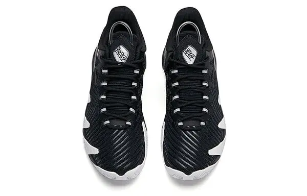 ANTA Reverse Blade High Top Sneakers - Black/white