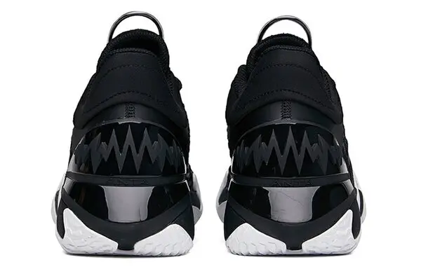 ANTA Reverse Blade High Top Sneakers - Black/white