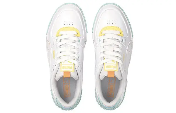 PUMA Cali Sport Platform Sneakers - White/.green