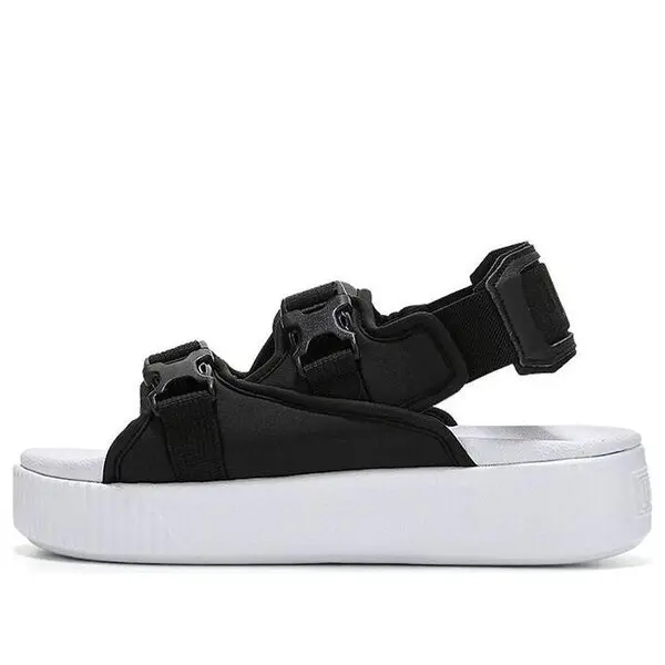 PUMA Platform Slide Sandals - Black