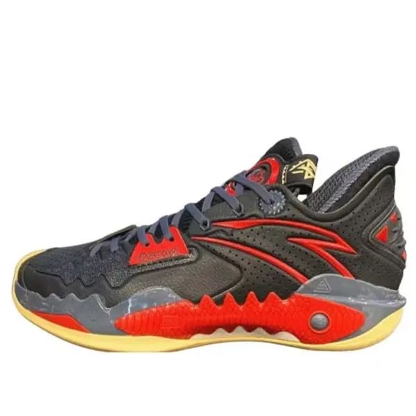 ANTA Shock Wave 5 Athletic Sneakers - Black/red