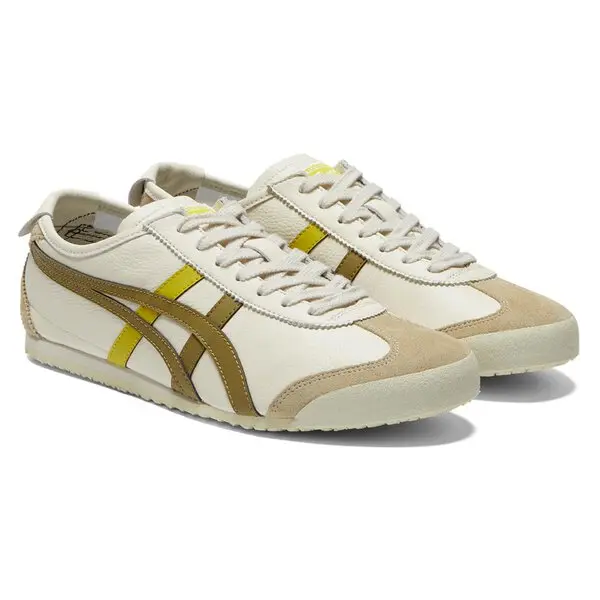 Onitsuka Tiger Mexico 66 Athletic Sneakers - Cream White/brown