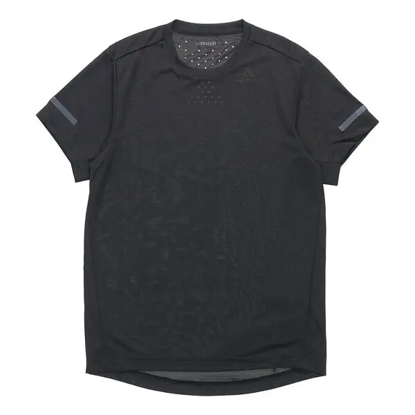 Adidas Short Sleeve Running T-shirt - Black