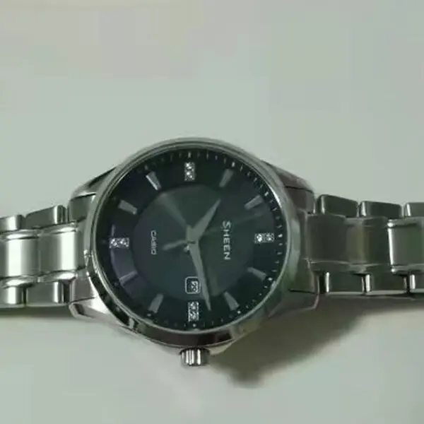 Casio Sheen Analog Watch With Sapphire Crystal And Solar Power