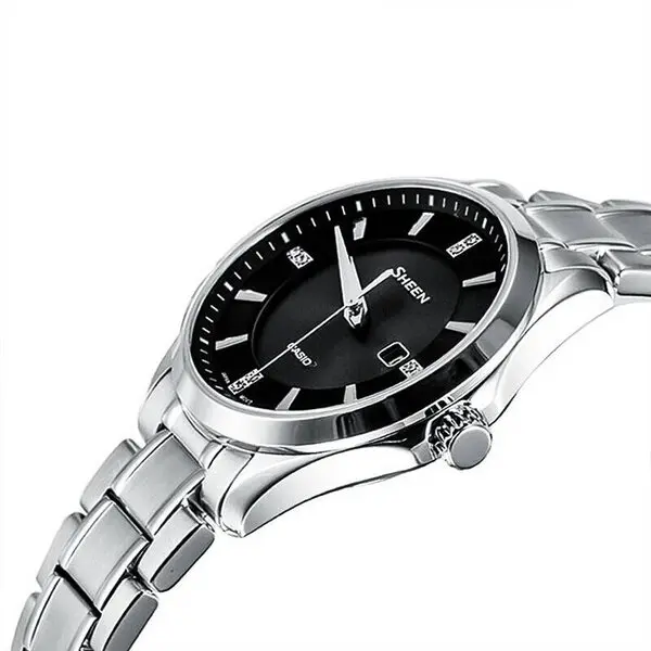 Casio Sheen Analog Watch With Sapphire Crystal And Solar Power