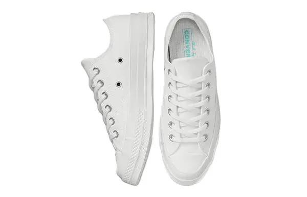 CONVERSE Chuck 70 Low Top "patent Pop - White