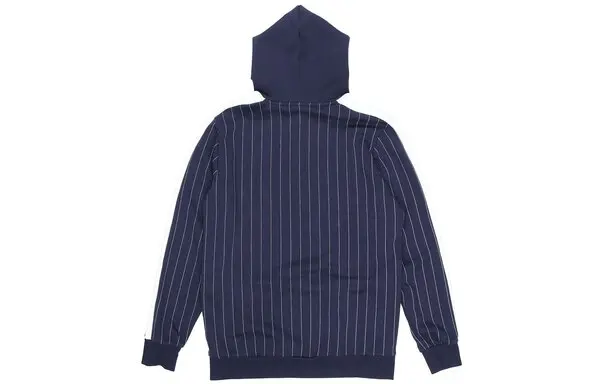 PUMA Pinstripe Hooded Pullover Fleece