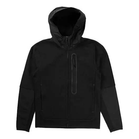Nike Tech Fleece Hooded Jacket - Black