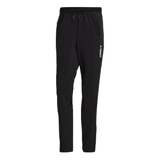 Adidas Logo Loose Lacing Sports Pants - Black