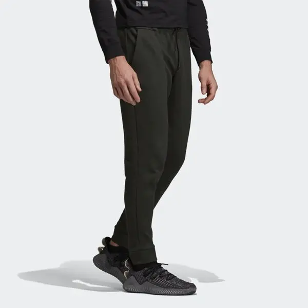 Adidas Sports Knit Bundle Feet Straight Long Pants Brown