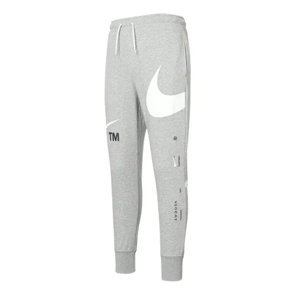 Nike Large Logo Lacing Knit Bundle Feet Sports Pants/trousers/joggers Autumn Light Grey - Default Color
