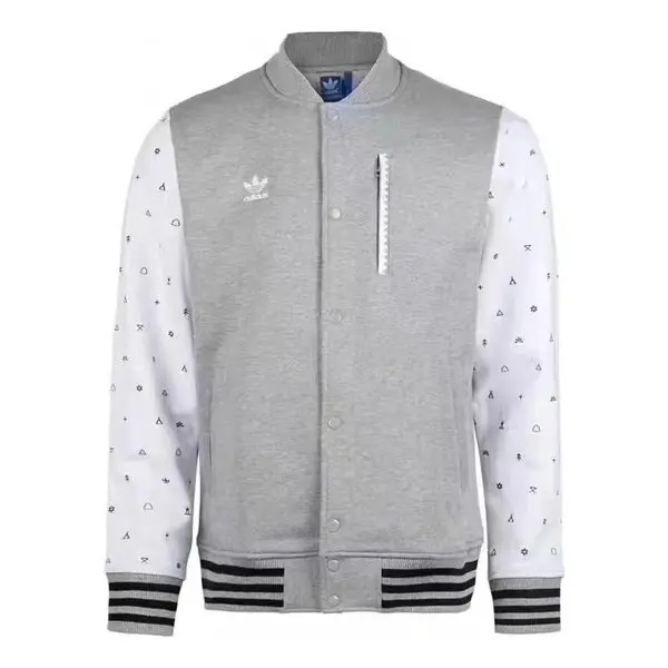 Adidas Originals Splicing Design Long Sleeve Sports Jacket - Default Color