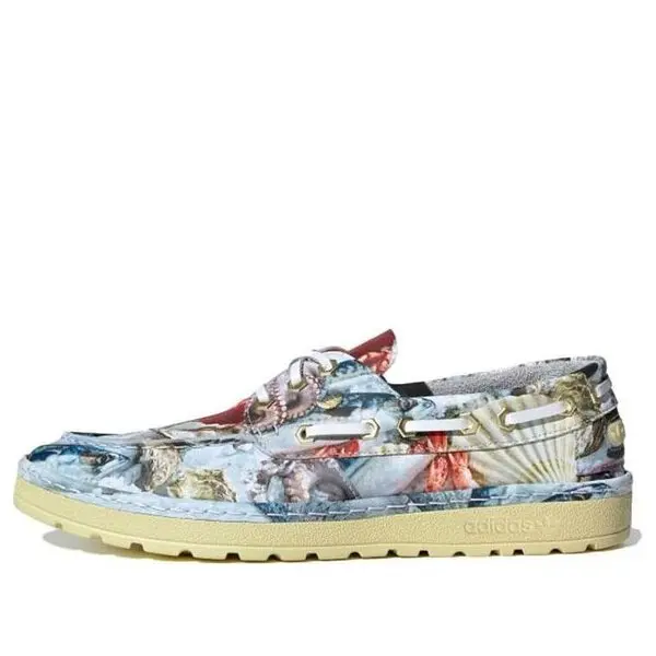 Adidas Saint Florent 'seafood' Boat Shoes - White/blue/red