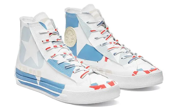CONVERSE Telfar X Chuck 70 High Top Sneakers - Blue/white