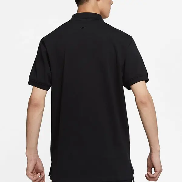 Nike Slim Fit Running Short Sleeves Polo - Black