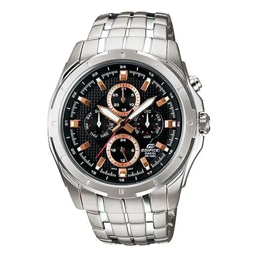 Casio Edifice Analog Stainless Steel Watch - Black
