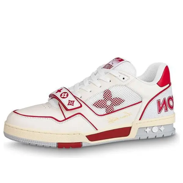 LOUIS VUITTON Trainers 'red Mesh - White/red