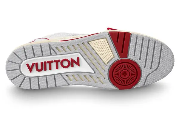 LOUIS VUITTON Trainers 'red Mesh - White/red