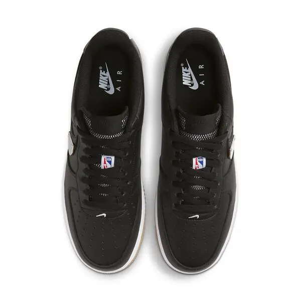 Nike Force 1 '07 Lv8 Nba Wolf Grey Sneakers - Black