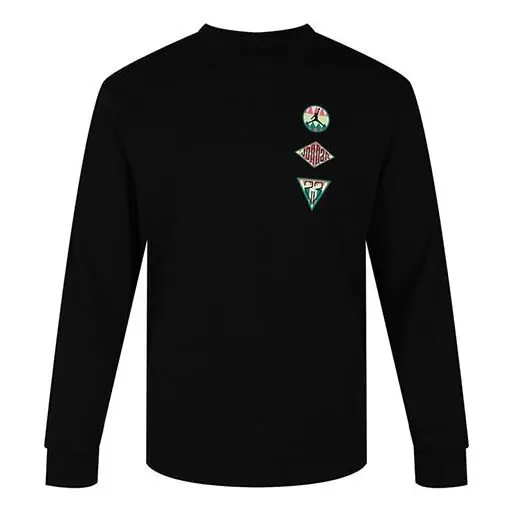 JORDAN Air Logo Sports Knit Sweatshirt - Black