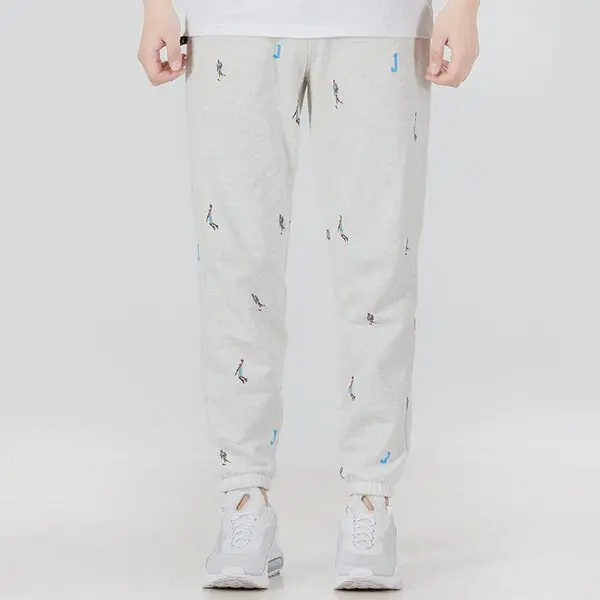 JORDAN Essentials Funny Pattern Knit Bundle Feet Sports Pants