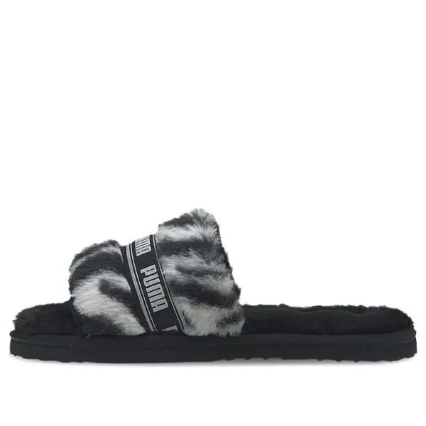 PUMA Fluff Slide "wild - Black