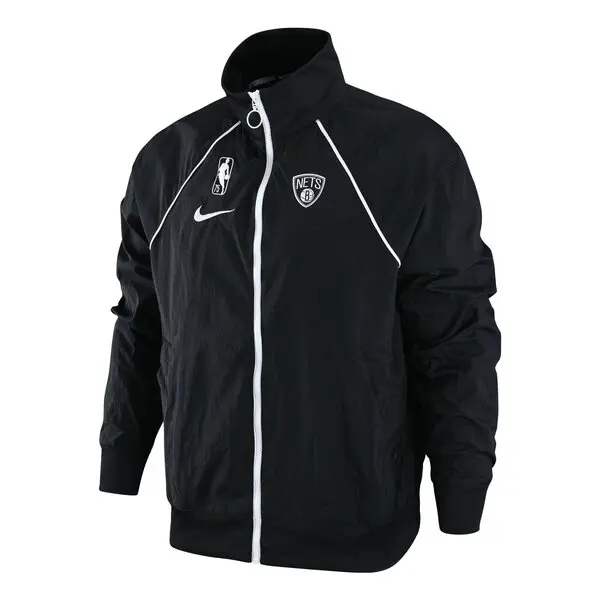 Nike Nba Brooklyn Nets Logo Print Jacket - Default Colorway