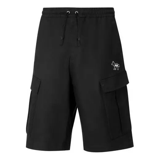 PUMA X Maison Kitsune Embroidered Cargo Shorts
