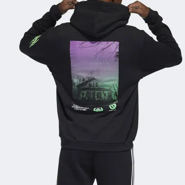 Adidas Originals Limited Logo Printing Casual Sports - Black