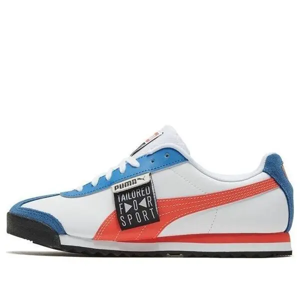 PUMA Roma Classic Sports Sneakers - White/blue