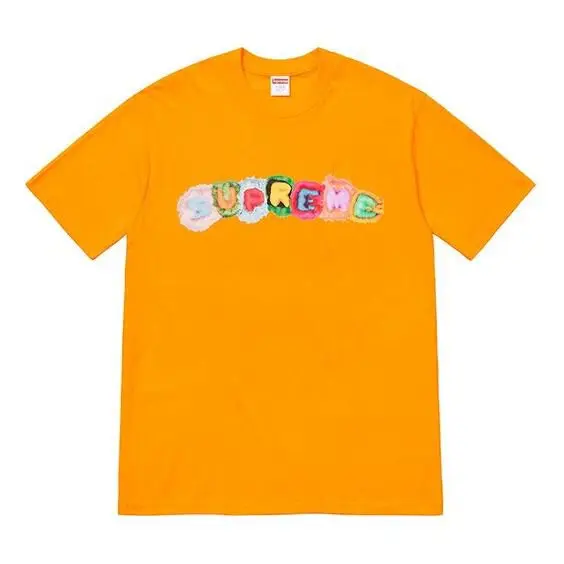 Supreme Fw19 Week 7 Pillows Tee Logo Tee - Orange