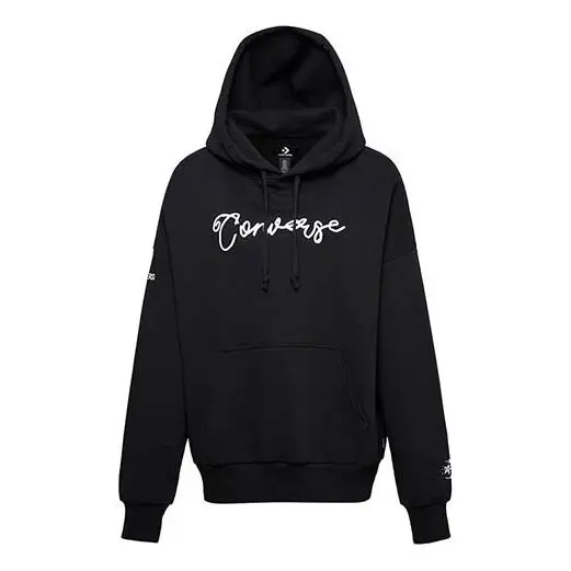 CONVERSE Script Pullover Hoodie - Black