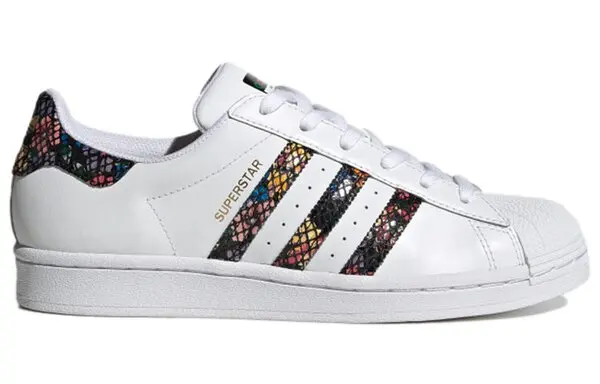 Adidas Superstar "floral Twist Stripes" Sneakers