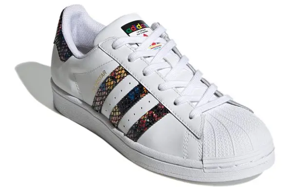 Adidas Superstar "floral Twist Stripes" Sneakers