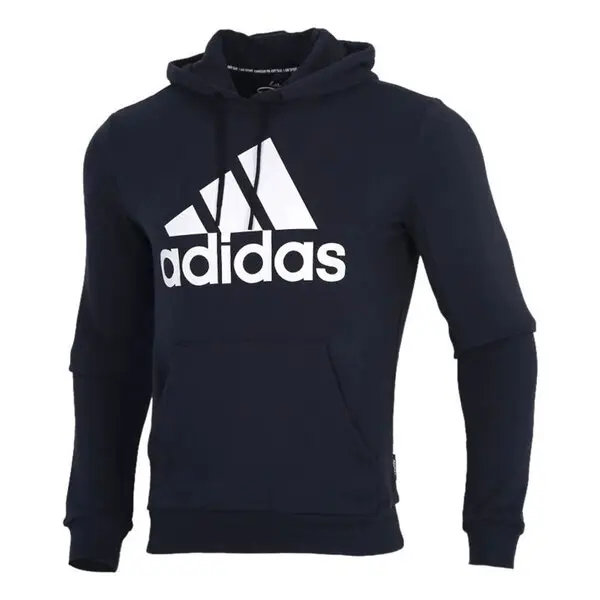 Adidas Logo Printing Sports Pullover - Blue
