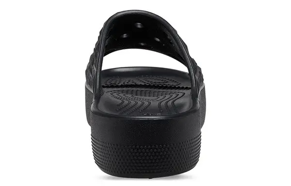 CROCS Classic Platform Slides - Black