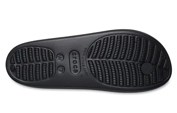 CROCS Classic Platform Slides - Black