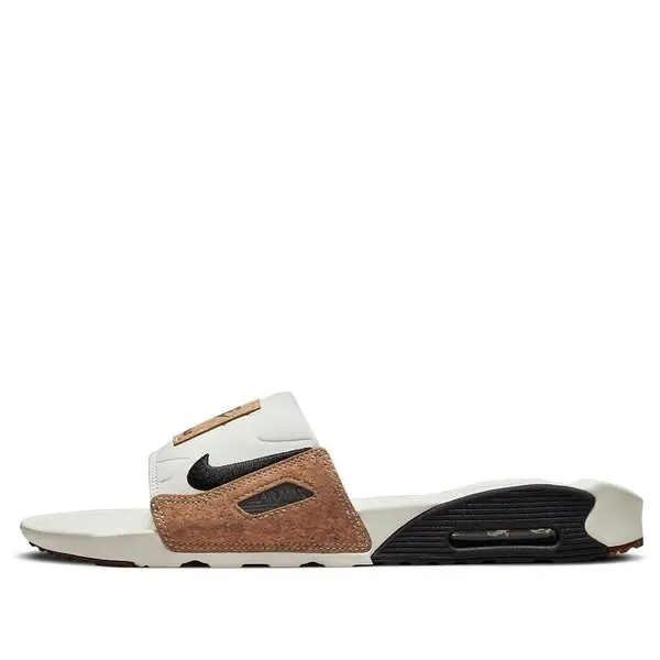 Nike Max 90 Slide Cork - White/black/brown