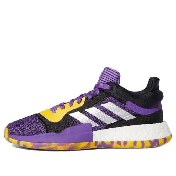 Adidas Marquee Boost Low Basketball Sneakers - Purple