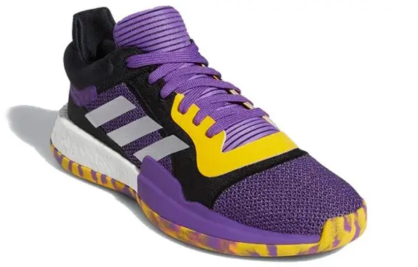 Adidas Marquee Boost Low Basketball Sneakers - Purple