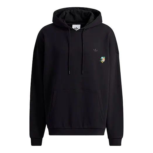 Adidas Originals X Melting Sadness Crossover Sports Hooded Pullover - Multi-color