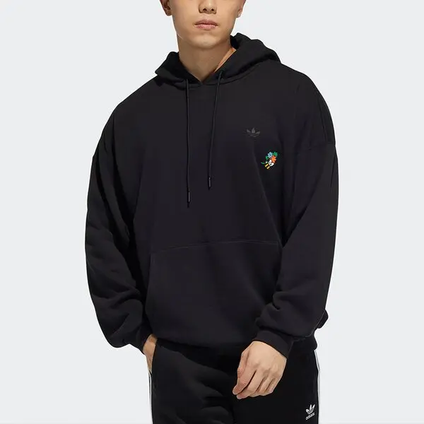 Adidas Originals X Melting Sadness Crossover Sports Hooded Pullover - Multi-color