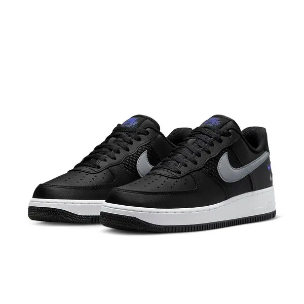 Nike Force 1 Low '07 Sneakers - Black/blue-grey