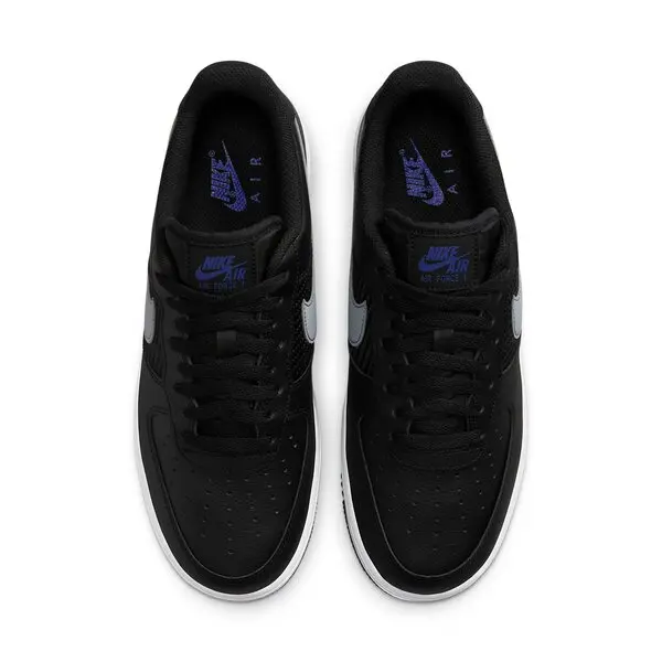 Nike Force 1 Low '07 Sneakers - Black/blue-grey